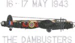 Dambusters Lancaster Bomber Embroidered Fleece Jacket - GDMK Images